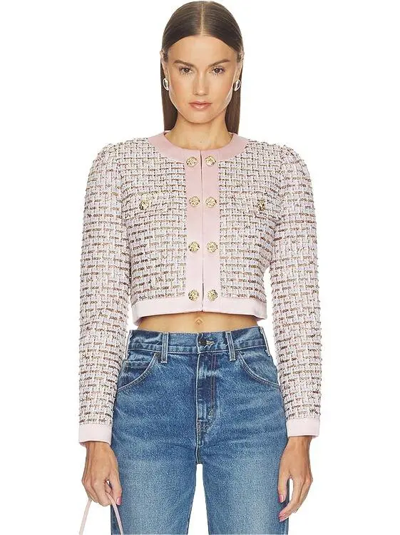 NADINE MERABI Remy Pink Jacket In . Also - Multi