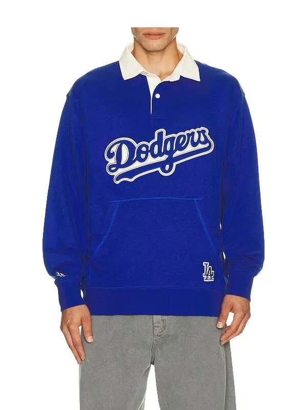 Mitchell & Ness Mlb Los Angeles Dodgers Retro Roots Polo In . Also - Blue