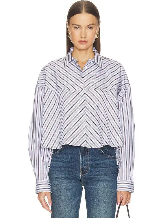 AGOLDE Agnes Shirt In . Also - Multi