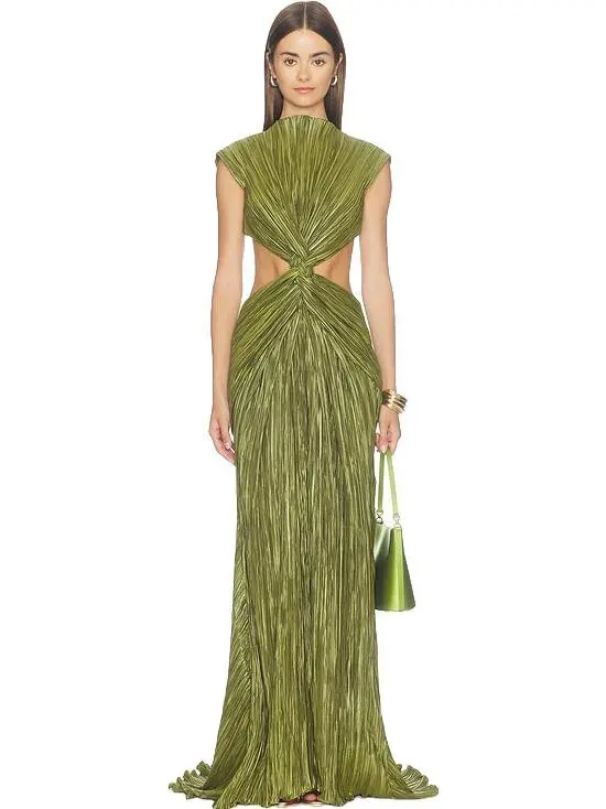 Cult Gaia Voss Gown In . Also - Olive