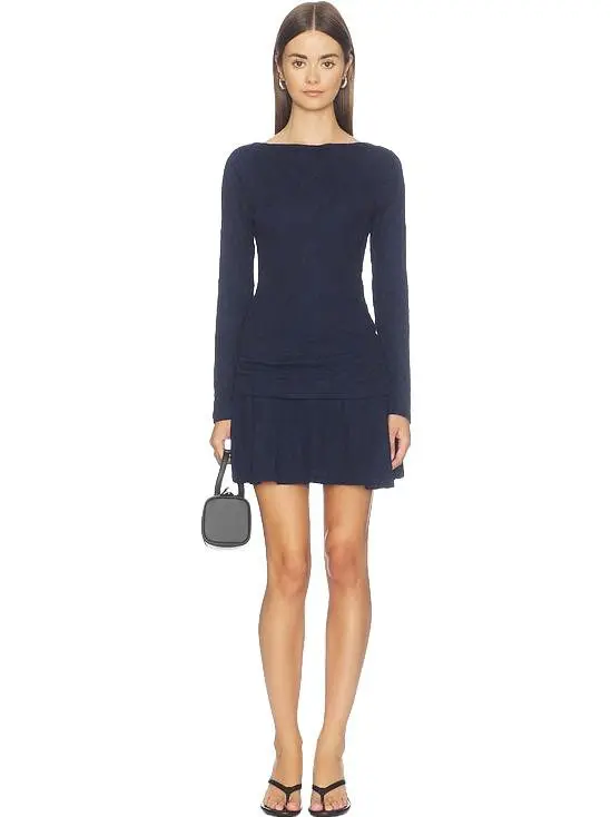 Astr The Label Cora Dress In . Also - Navy