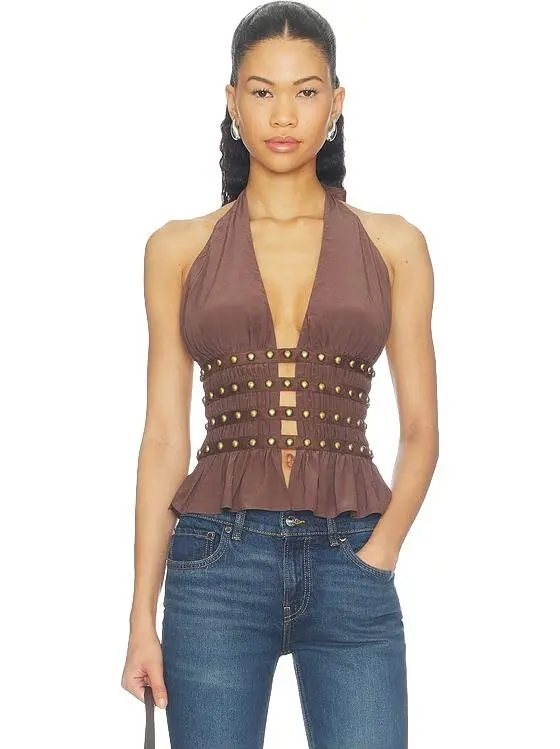Tularosa Jaclyn Top In . Also - Chocolate