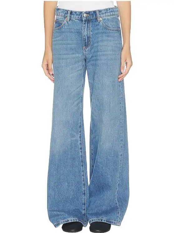 Rolla's Frankie Loose Jeans In . Also - Blue
