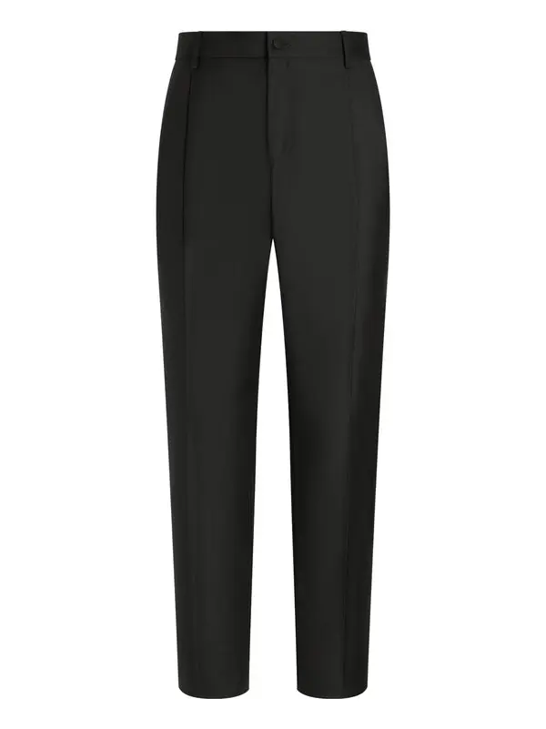 Dolce & Gabbana Virgin Wool Trousers Pants And Shorts - Green