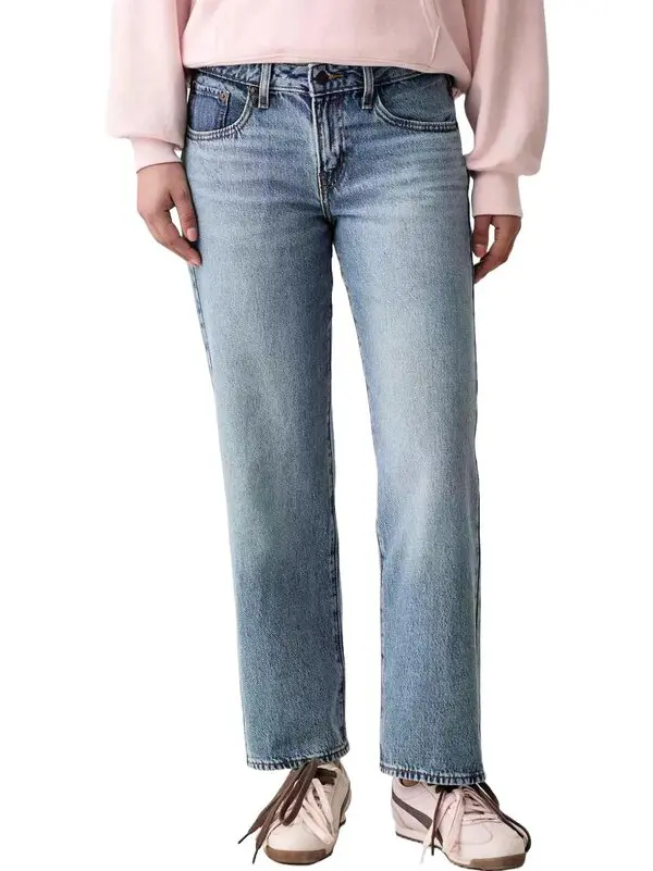 LEVI'S Mid-wash Straight-leg Jeans - Blue