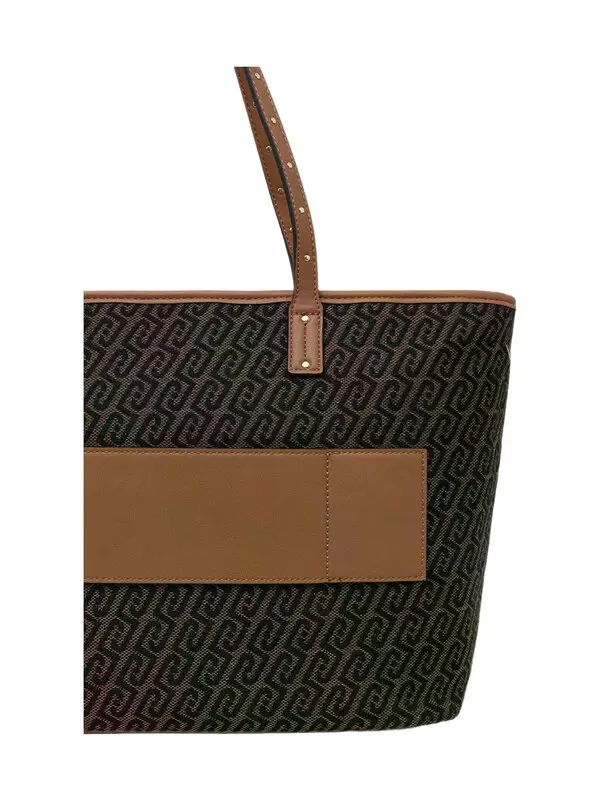 Liu Jo Medium Monogram Tote Bag - Brown