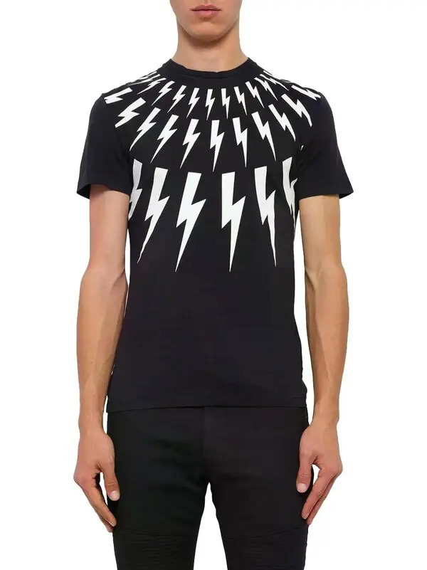 Neil Barrett Thunderbolt T-shirt - Black