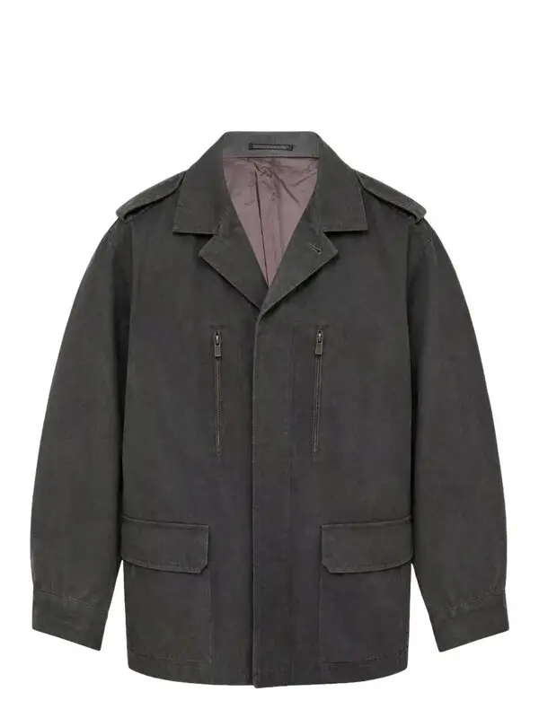 Yohji Yamamoto Military Field Coat - Grey
