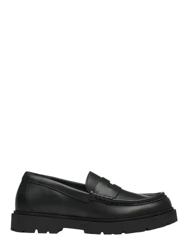 BIRKENSTOCK Highwood Chunky-sole Leather Loafers - Black