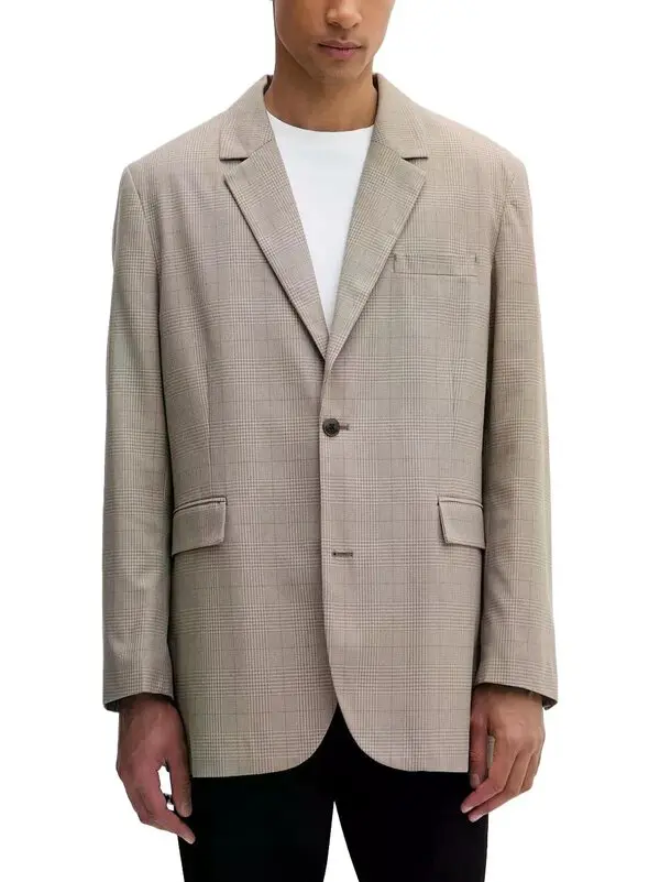 LES DEUX James Checked Blazer - Neutrals