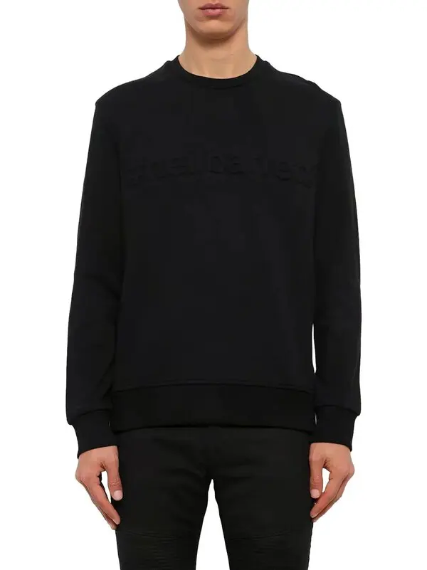 Neil Barrett Logo-embossed Sweatshirt - Black