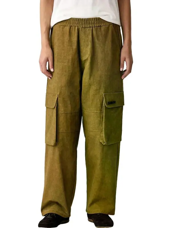 BARROW Logo-plaque Cargo Pants - Green