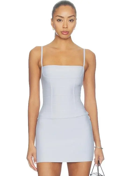 TIGER MIST Tahnia Bandage Top In . Also - Grey