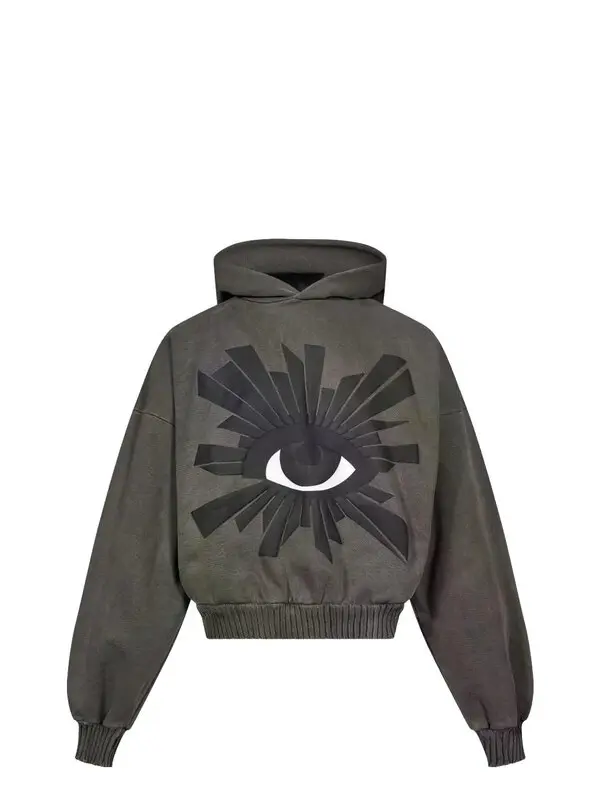 HOUSE OF ERRORS All-seeing Eye-patch Hoodie - Grey