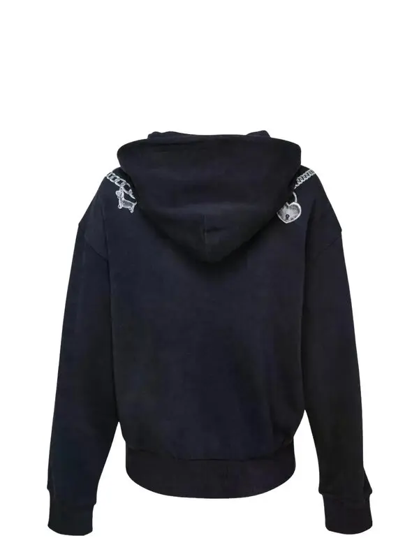 Rag & Bone Charms-print Hoodie - Blue