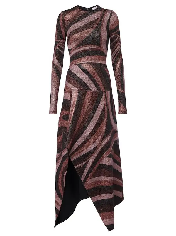 Emilio Pucci Iride Lurex® Jersey Midi Dress - Multicoloured