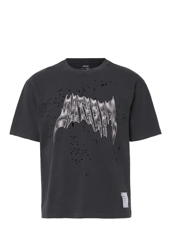 Satisfy Mothtech Cotton Jersey T-shirt - Black