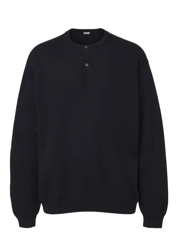 A.PRESSE Wool Sweater - Blue