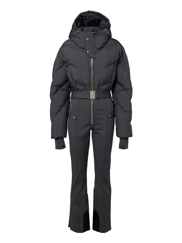 Cordova Ajax Belted Quilted Ski Suit - Grey