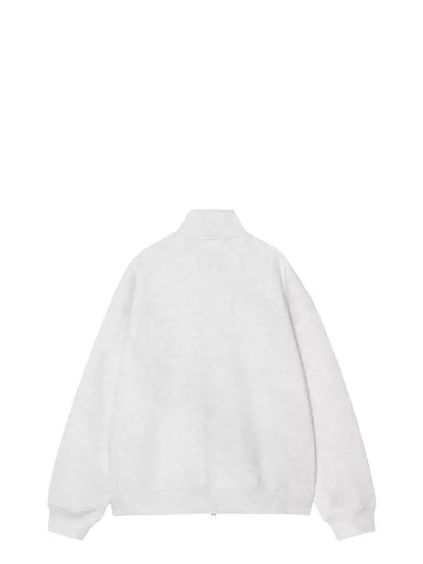 Carhartt Work In Progress Logo-appliqué Zip-up Sweater - Grey