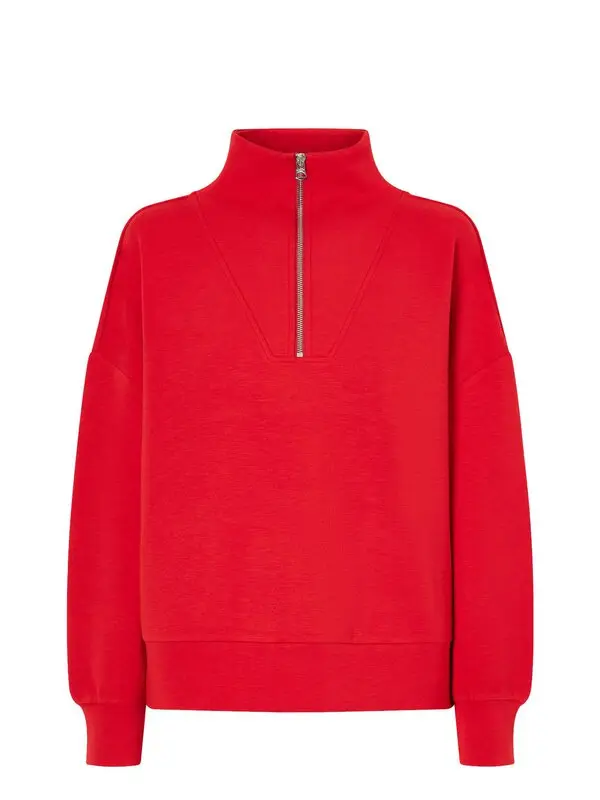 Varley Hawley Jersey Sweatshirt - Red