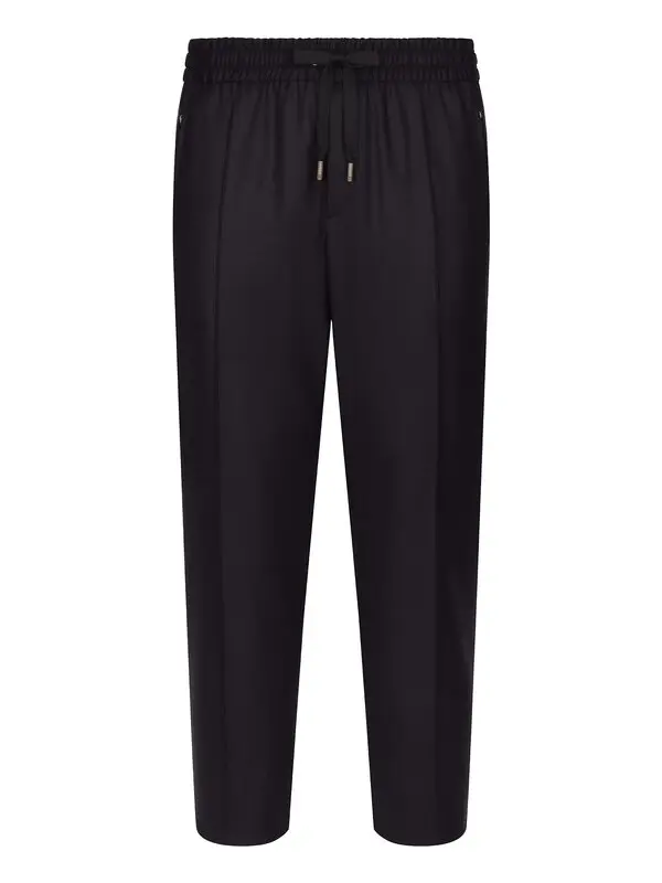 Dolce & Gabbana Wool Jogging Pants Pants And Shorts - Blue