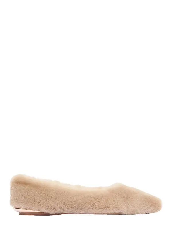 Gabriela Hearst Fleur Flat - Tan