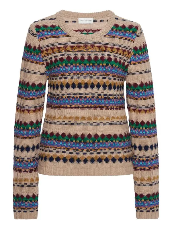 Dries Van Noten Tedd Wool Sweater - Multi