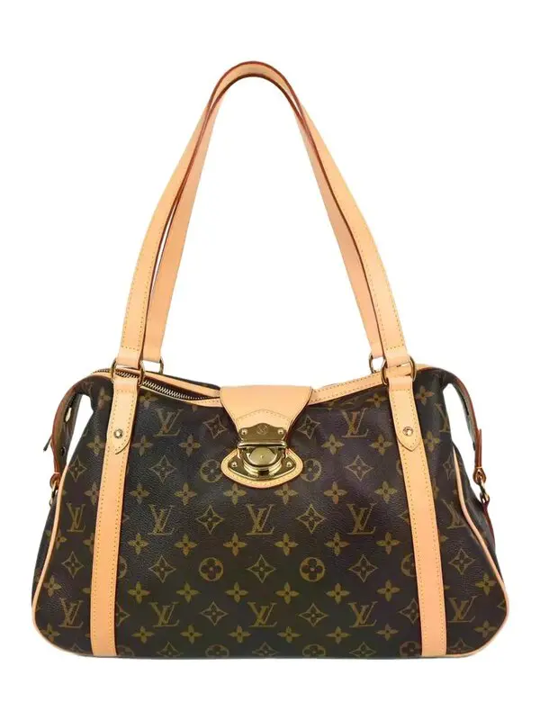 LOUIS VUITTON 2009 Pm Monogram Stresa Shoulder Bag - Brown