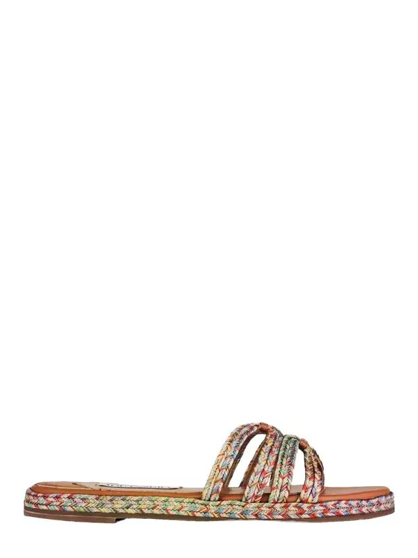AQUAZZURA Playita Braided Leather Sandals - Neutrals