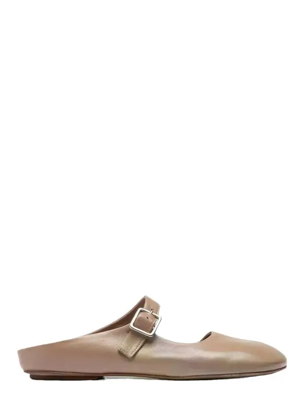 Officine Creative Meredith Buckle-strap Leather Mules - Brown