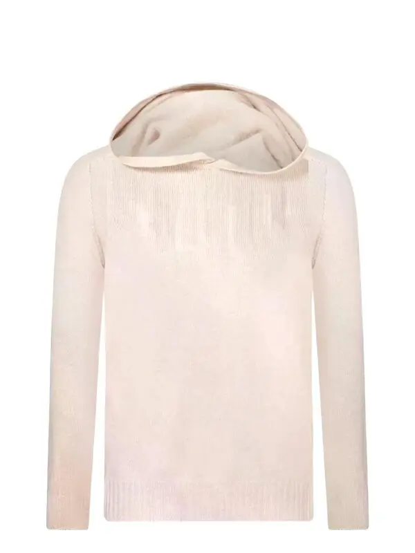GRAN SASSO Knitted Hooded Hoodie - Neutrals