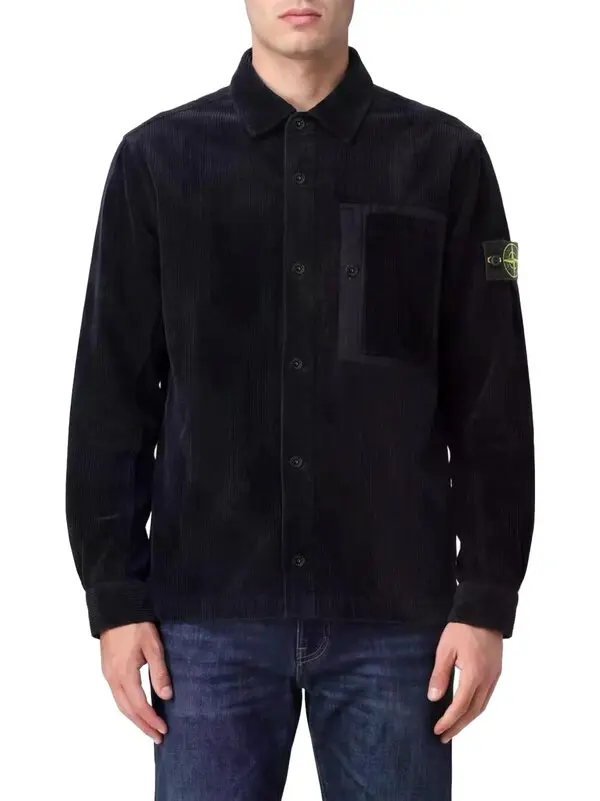 Stone Island 1200016 Organic Cotton Corduroy 800 - Black