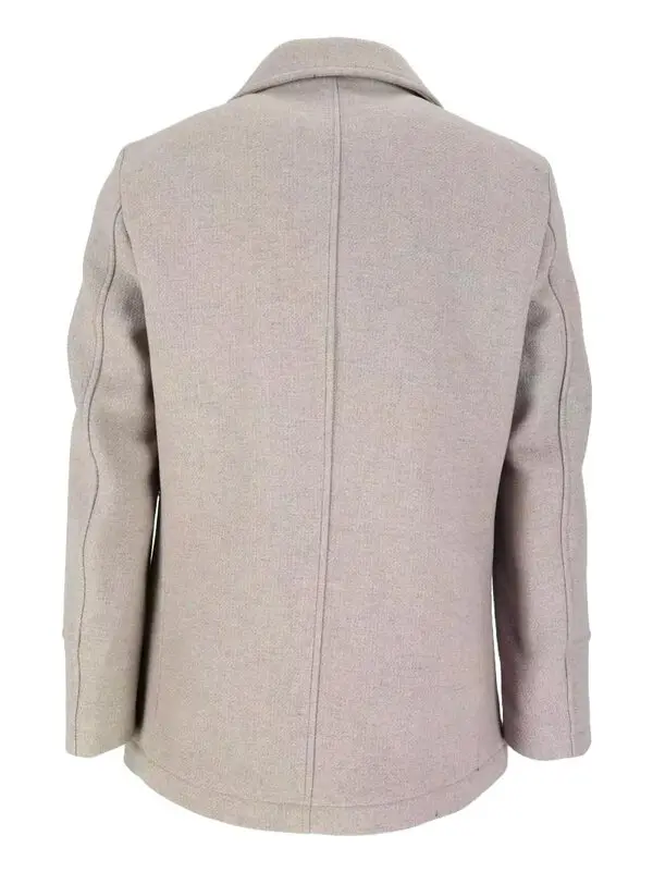 CAMPLIN Island Double-breasted Coat - Neutrals