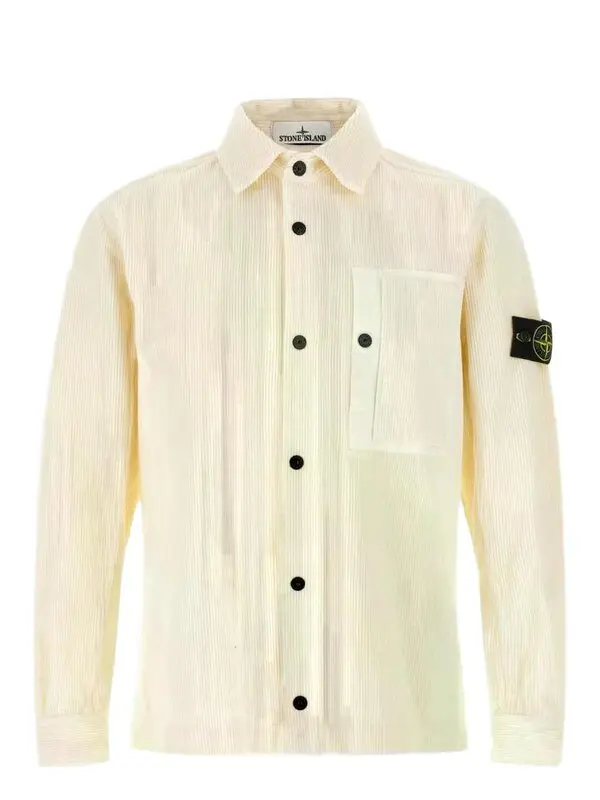 Stone Island 1200016 Organic Cotton Corduroy 800 - Neutrals