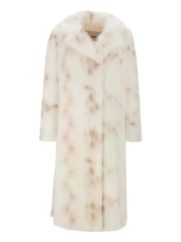 Herno Lynx-effect Faux-fur Coat - Neutrals
