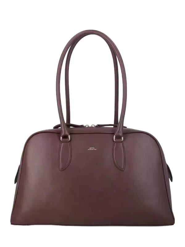 A.p.c. Paloma Logo-print Leather Tote Bag - Red