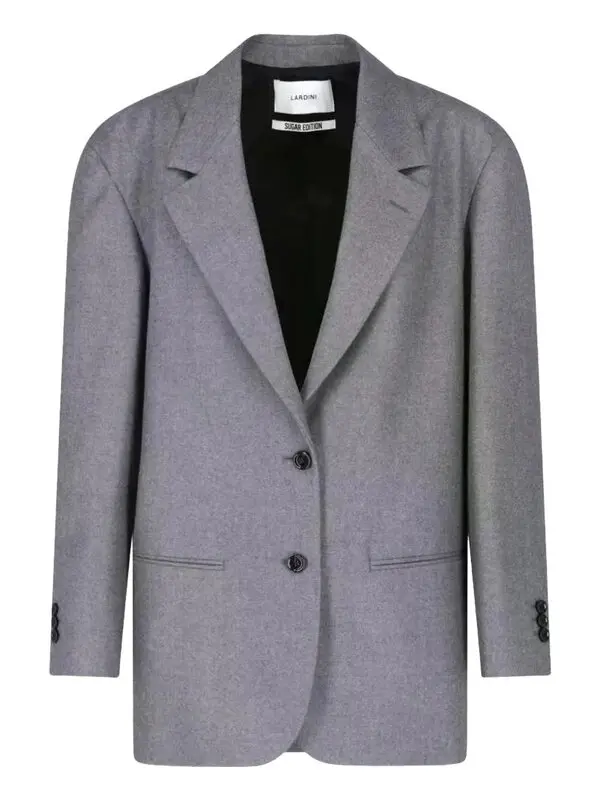 LARDINI X Sugar Single-breasted Cashmere Blazer - Grey