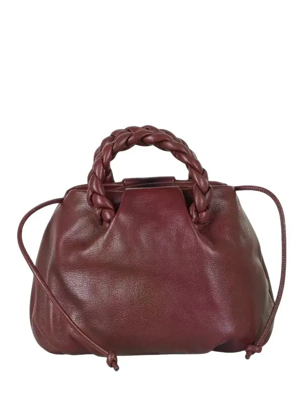 Hereu Medium Bombon Braided-handle Handbag - Red