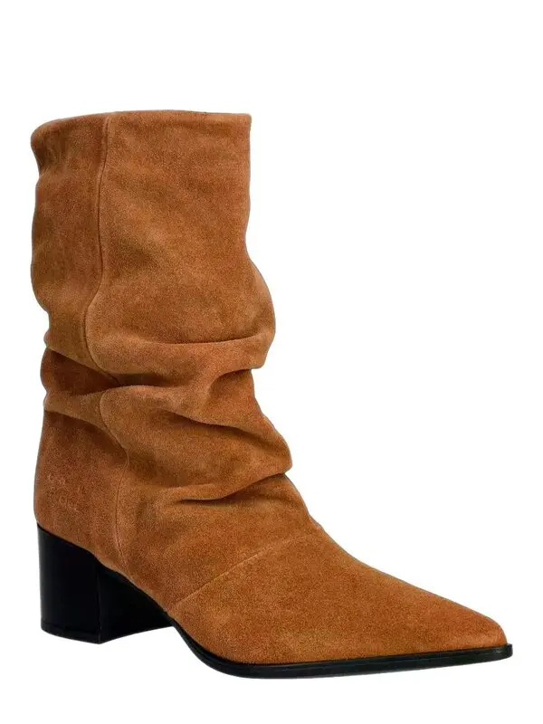 SUMMERY COPENHAGEN Cph292 Slouchy Suede Boots - Brown