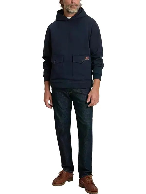 Woolrich Flap-pockets Hoodie - Blue
