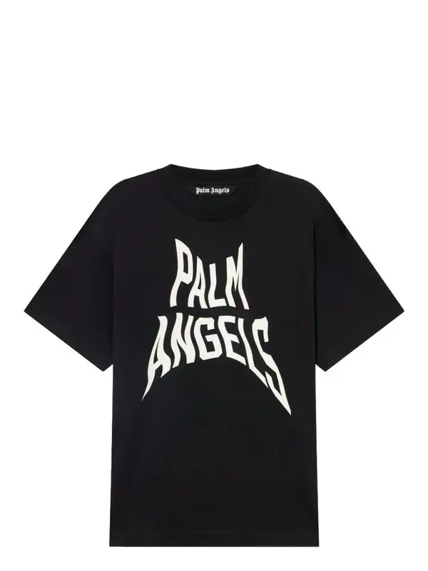 Palm Angels Palm Distorted T-shirt - Black