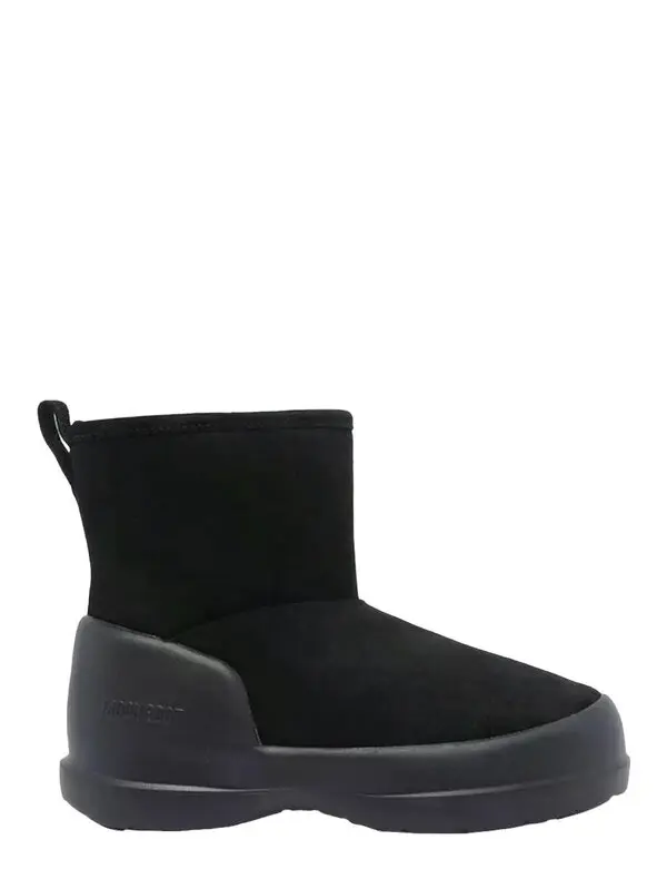 Moon Boot Mezzaluna Suede Boots - Black