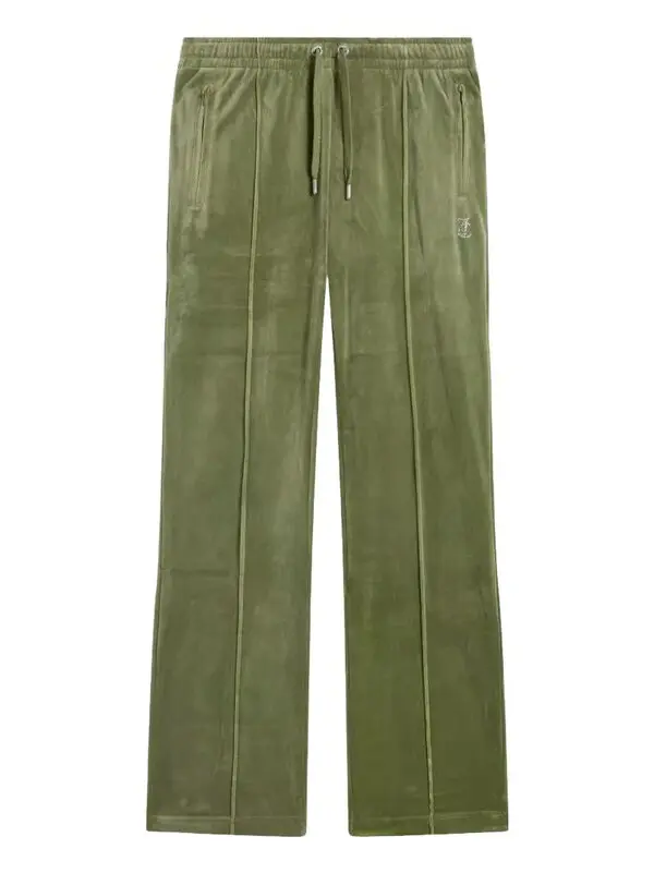 Juicy Couture Diamanté-logo Track Pants - Green