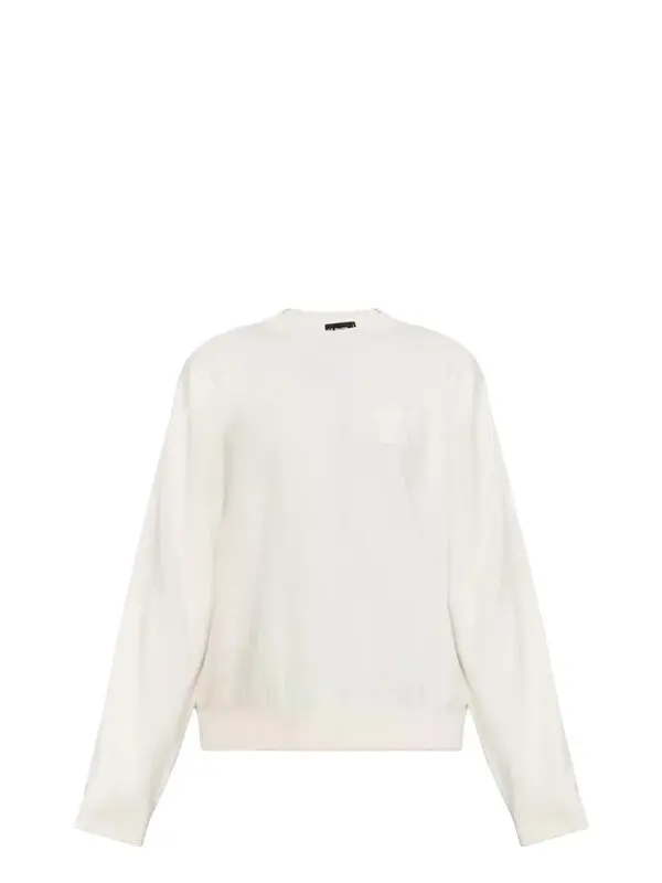 Dsquared2 Logo-embroidered Crew-neck Sweatshirt - Neutrals