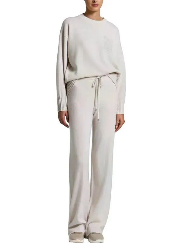 Peserico Fine-knit Drop-shoulder Sweater - Neutrals