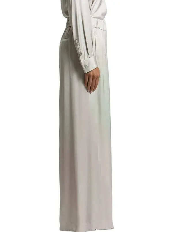 Peserico Elasticated-waistband Wide-leg Trousers - Neutrals