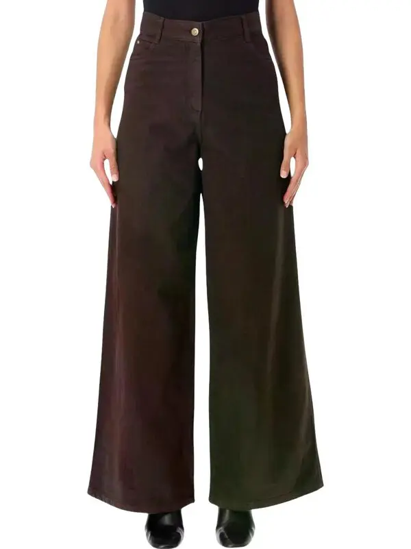 SESSUN Wide-leg Jeans - Brown