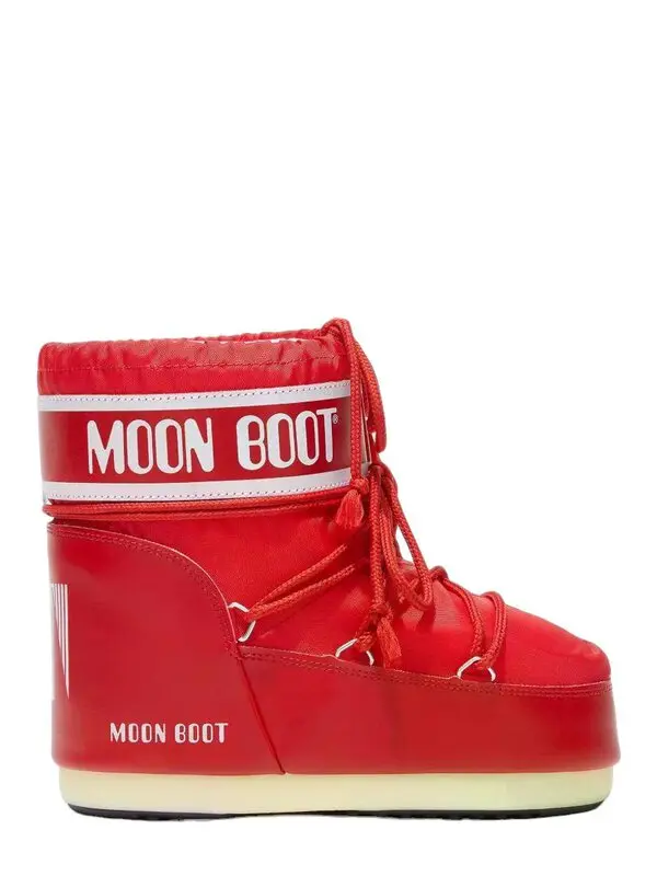 Moon Boot Icon Low Nylon Boots - Red