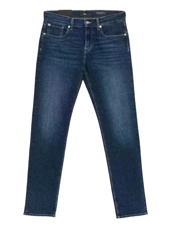 7 For All Mankind Faded-effect Jeans - Blue